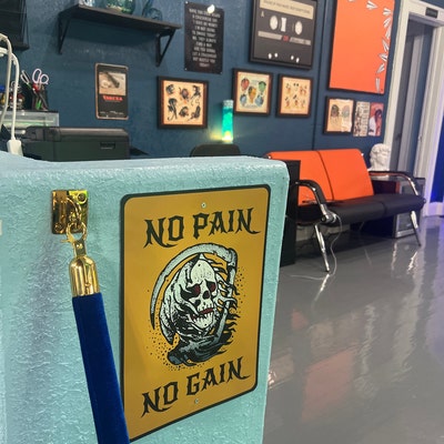 No Pain No Gain Sign No Pain Tattoo Sign Tats Tattoo Shop - Etsy