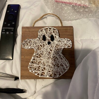5 X 5 Ghost String Art Kit DIY Adult Halloween Holiday Craft Project - Etsy