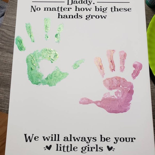 Personalized Father's Day Gift From Daughter, Dad Gift, Child's ...