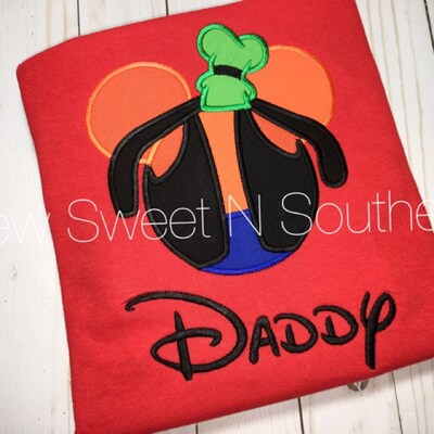 Character Inspired Goofy Embroidery Applique Design - Etsy