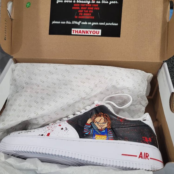 Horror Movie Custom Air Force 1’s - Etsy