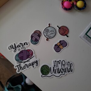 Crochet Stickers,crochet Sticker Pack,artsy Arthurs,hooked on Crochet ...