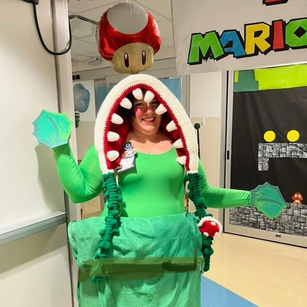 Chomper Hat, Cosplay Mario, Piranha - Etsy