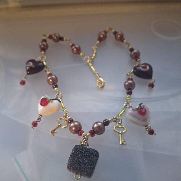 THE MAGIC LIGHT Roses Glass Beads, 12mm Special Formula Dichroic Glass ...