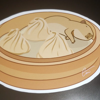 Capy Cup Noodles Sticker - Etsy