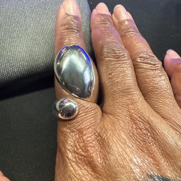 Unique Statement Ring, Sterling Silver Ring, Modern Statement Ring ...