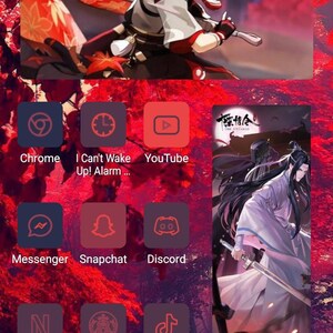 Lo-fi Aesthetic Night Blue Bronze Ios 14 Covers Neon Icon - Etsy