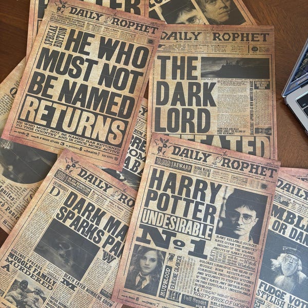 Printable PDF Set of 15 Wizard and Witch Portrait Gallery Wall Art ...