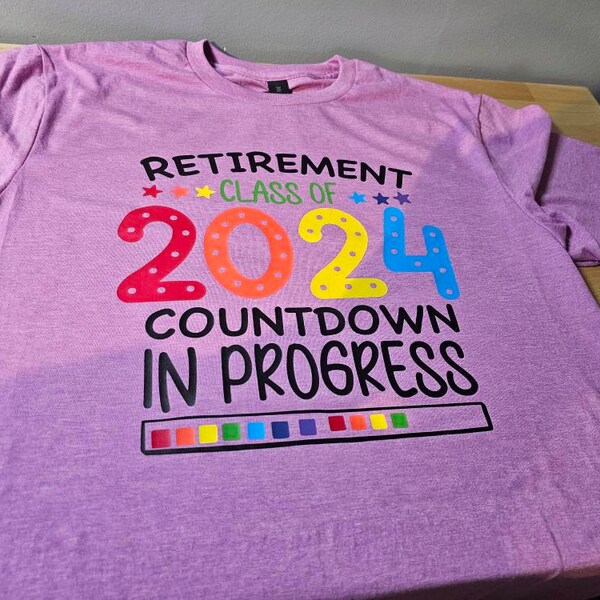 Retirement Class of 2024 Svg Png, Countdown in Progress Svg, Funny ...