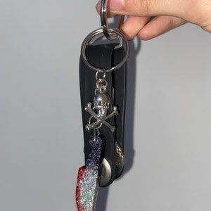 Gothic Button Badge, Black Skull Badge, Creep Badge Pin, Alternative ...