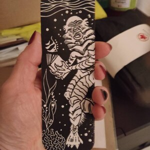 Linocut Dracula Bookmark. Vampire Bat. Bram Stoker. Horror Gothic ...