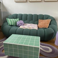 Low Coffee Table With Storage, Living Room Furniture With Space ...