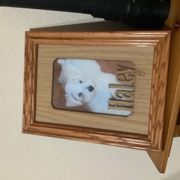 5x7 Name Frame - Personalized Picture Frames 5x7 Mats Inserts Custom ...