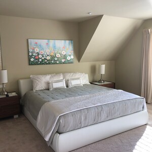 Impressionist Feather Landscape Art Abstract Gold Foil - Etsy