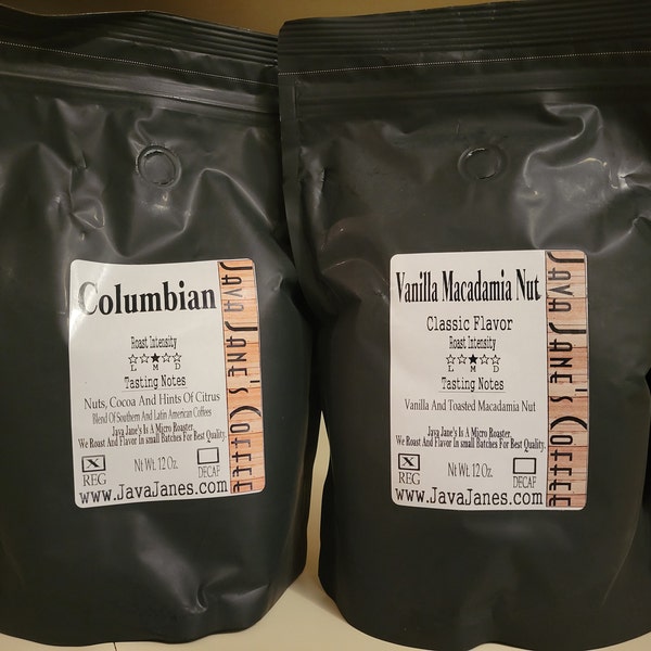 Rainforest Crunch Flavored Coffee Fresh Roasted Coffee Beans Java Jane's - Etsy