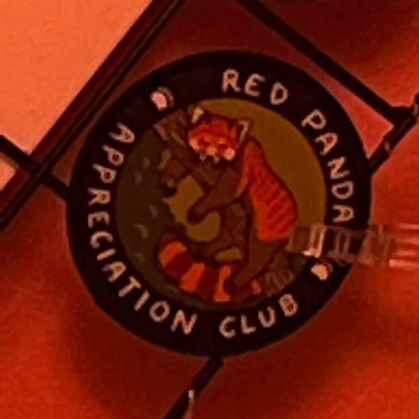 Red Panda Appreciation Club Iron on Woven Patch 7cm - Etsy