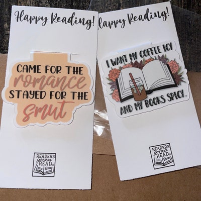 No Such Thing as Too Many Books Sticker - Etsy