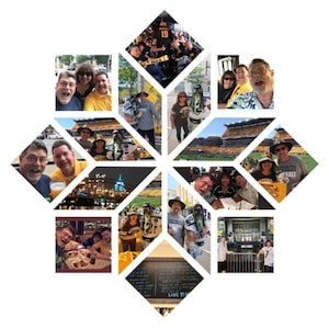 Moon Photo Collage Template Moon Template Crescent Moon Collage ...