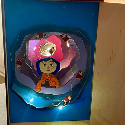 Coraline Door Book Nook / Diorama DIY Kit Cornel73 READ DESCRIPTION - Etsy
