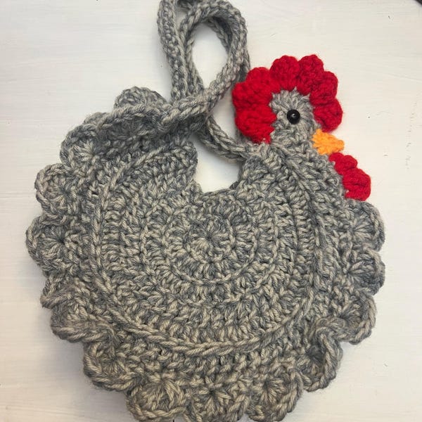 Crochet Chicken Bag Pattern Only U.S Terms - Etsy