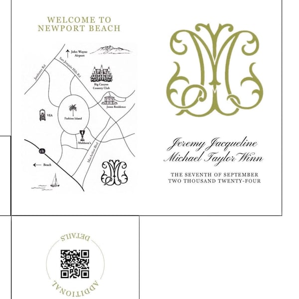 Custom Hotel Key Card Holders for Weddings and Events (pocket Card ...