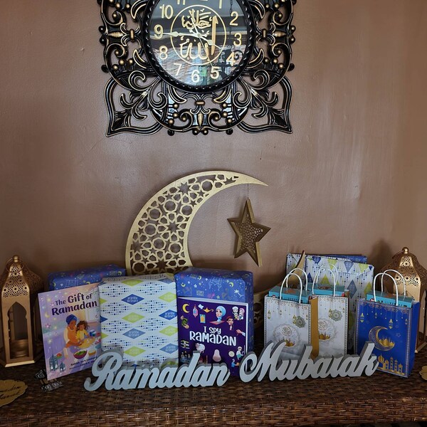 Ramadan and Eid Gift Wrap and Craft Paper- (45 SQFT)- Bright, Modern ...