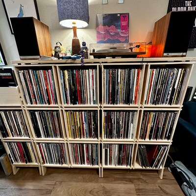 Record Storage Double Wide Box Design Your Own - Etsy