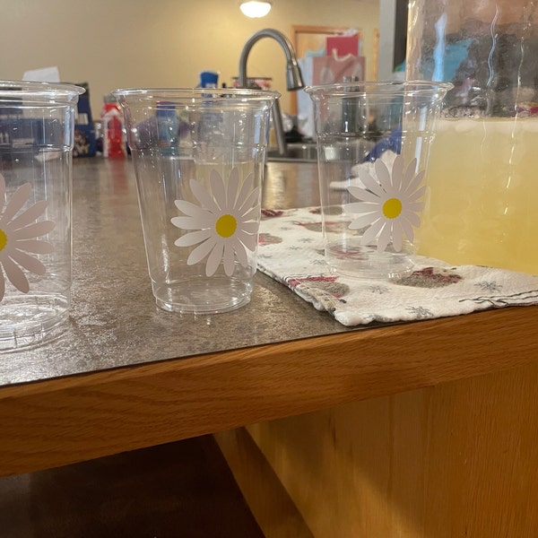 Daisy Party Cups, Daisy Birthday Party Cups, Flower Party Cups, Daisy ...