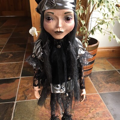 Marionette Mime Marioneta Puppet Ooak Artdoll Títere - Etsy