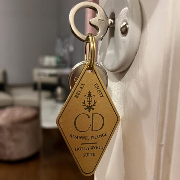 Personalized Gatsby 1920s Wedding Keychain // Save the Date ...