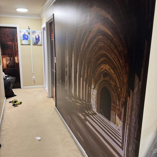 Sci-fi Door, Star Ship, Spaceship Mural for Door, Wall, Fridge, Sticker ...