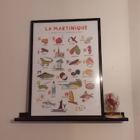 Affiche du Pays Basque illustration sur papier abécédaire - Etsy France