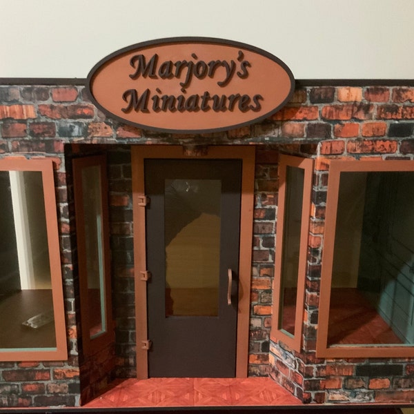 Store Room Box for 1:6 Scale | Storefront Diorama | Toy Store, Boutique ...