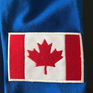 CANADA National Flag Embroidered Iron on Sew on Patch Badge for Clothes ...