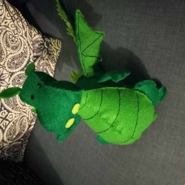 Yoki the Fat Dragon Pattern - PDF - Etsy