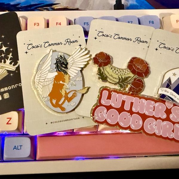 Sorae Lumnos Gryvern/dragon Soft Enamel Pin- the Kindred's Curse Saga ...