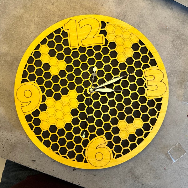 Clock Face Laser Cut Digital File - Etsy