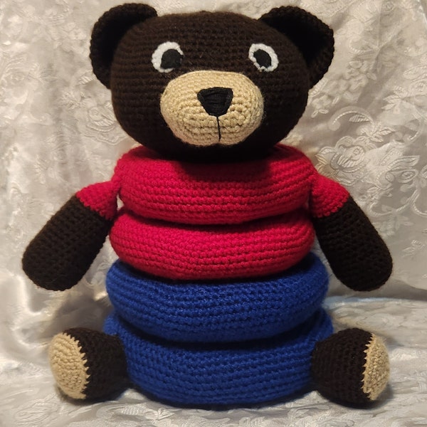 Stacking Bear Crochet Pattern: Montessori Toy (PDF Pattern) - Etsy
