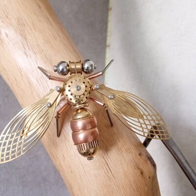 Steampunk Mechanical Mecha Insect Ant Metal Bug Sculpture Handmade ...