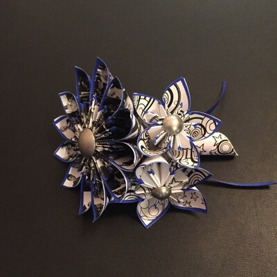 Doctor Who Inspired Paper Flowers Set of 5, 11 Doctors, Handmade, One ...