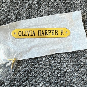 BIBLE Name PLATE MEDIUM Thick Ornate 3.25 X .625 X | Etsy