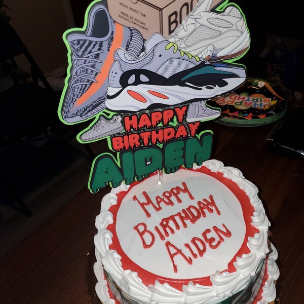Yeezy Cake Topper - Etsy