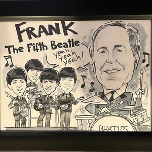 BEATLES Coloring Pages for Adults, Post Card Size, Fun Activity for ...