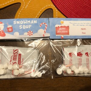 Build Your Own Snowman Favor Bag Topper PRINTABLE Build a | Etsy