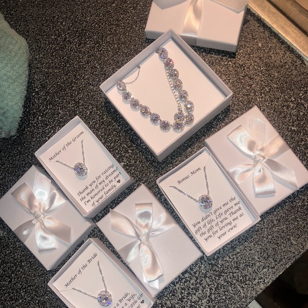 Personalized Mother of the Bride Gift, Mother of the Groom Jewelry ...