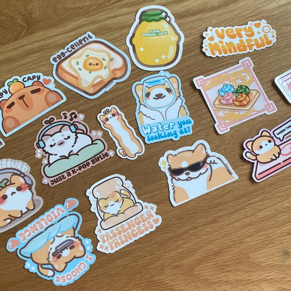 Please Handle With Love FRAGILE Sticker Cat Meme Stickers Kawaii/funny ...
