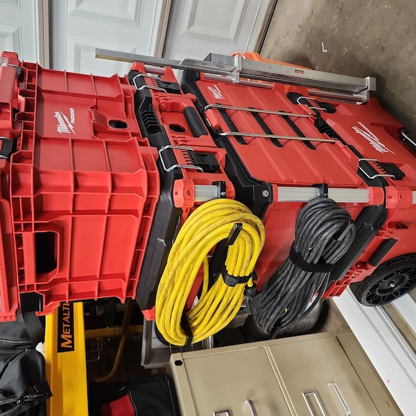 Alpha Rails™ Black - Threaded Milwaukee Packout Rails - Etsy