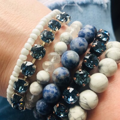 Adjustable Beaded Cord Bracelet / Handmade Beaded Cord - Etsy