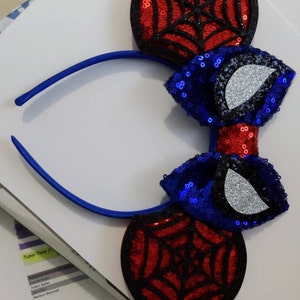 Spider-man Disney Ears, Spiderman Mickey Mouse Ears, Marvel Ears ...