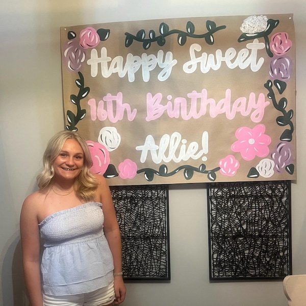 Graduation Banner, Kraft Paper Banner, Butcher Sign, Birthday Banner ...
